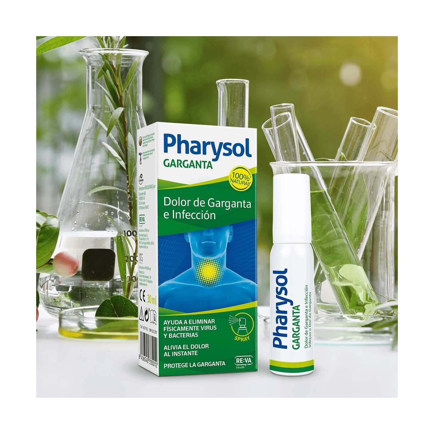 Pharysol Spray. Sore throat.