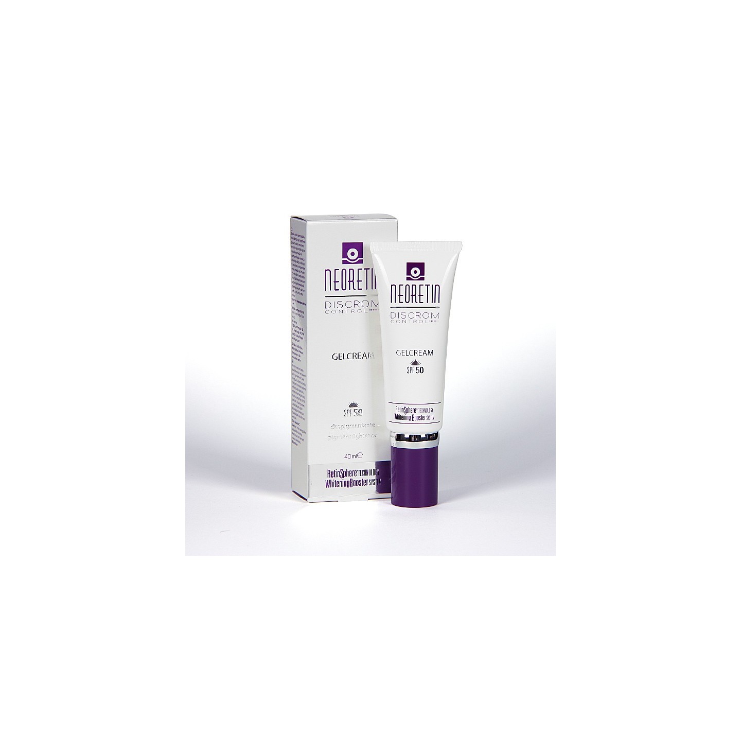 Neoretin Discrom Control Gel Cream SPF50.